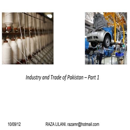 Large scale-industrial-development-in-pakistan | PPT
