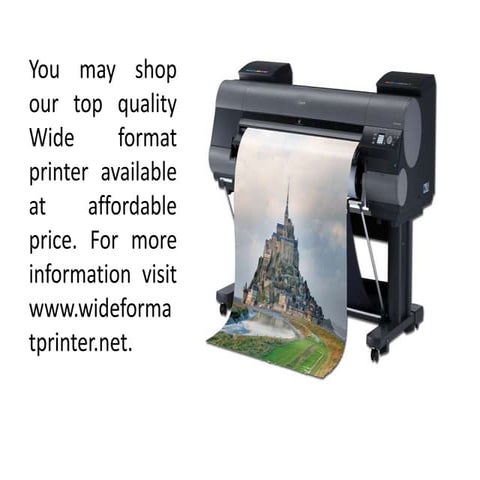 Large format printer | PPTX