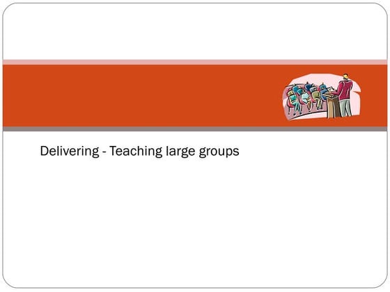 Technology for large group teaching | PPT | Education industry | Industries
