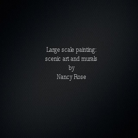 Large Scale Artwork | PPT