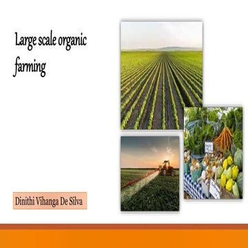 Large scale organic farming | PPT