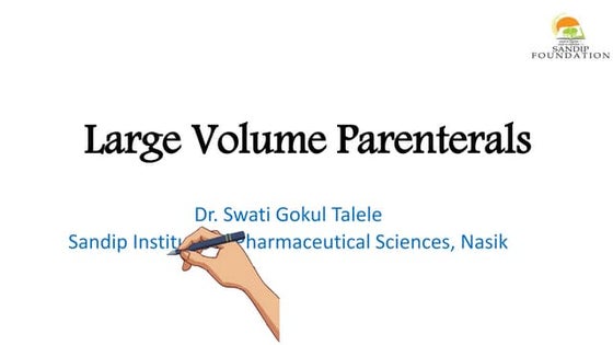 Large and Small Volume Parenteral.pptx
