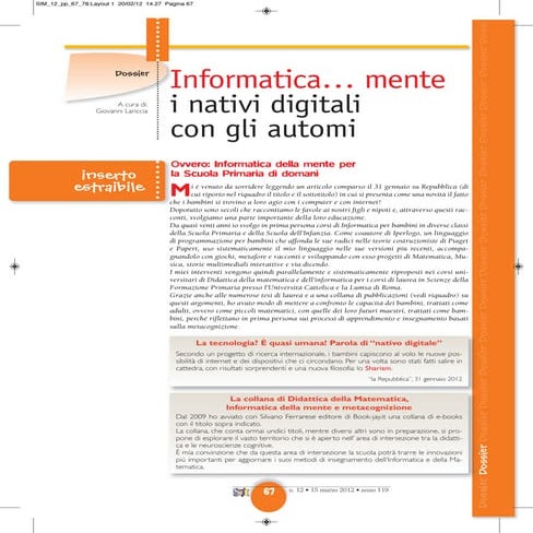 Lariccia x scuola italiana moderna 2012 03-15 | PDF | Programming ...