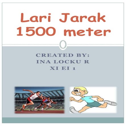 Lari jarak 1500 meter | PPTX