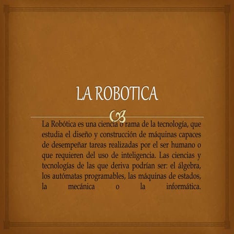 La robotica daniela polo y marlys amado | PPTX