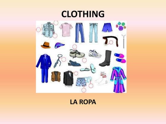 La ropa | PPT