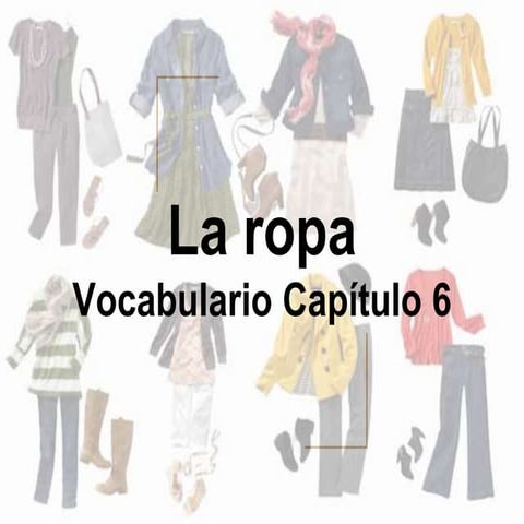 La ropa y los colores | PPTX