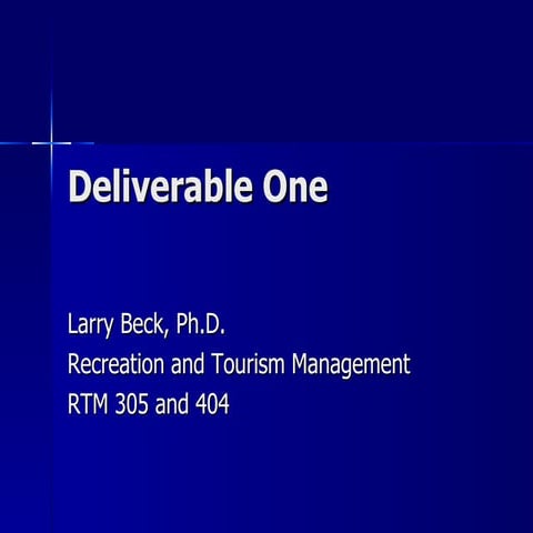 Larry Beck First Iteration, Course Design | PPT