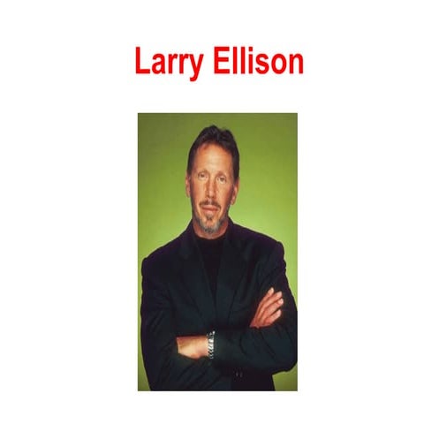 Larry Ellison3522 | PPT