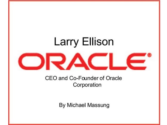 Larry Ellison3522 | PPT