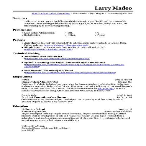Larry madeo resume dev ops-backend