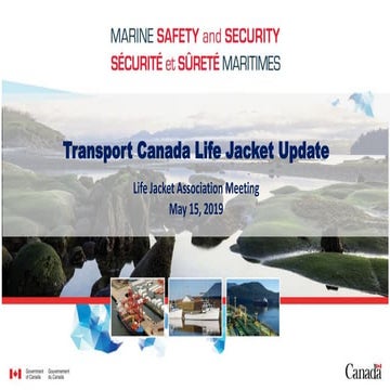 Transport Canada Marine Safety & Security Update | PPTX