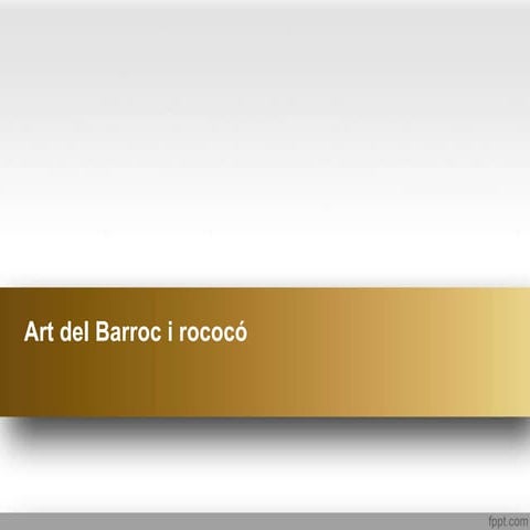 L'art del barroc | PPT