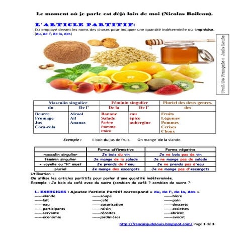 Dialogue au restaurant, clients et serveur | PDF