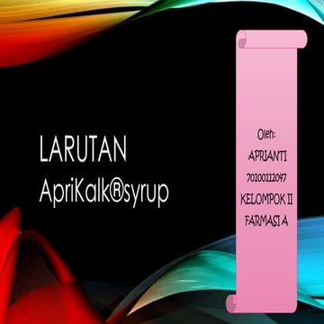 Laporan resmi elixir paracetamol | DOCX