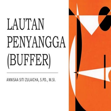 Larutan penyangga (buffer) | PPTX