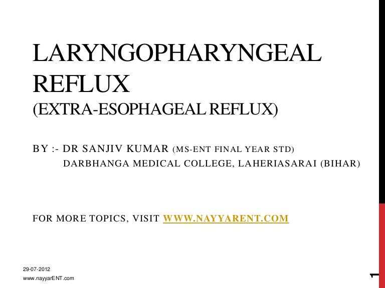 Laryngopharyngeal reflux 2