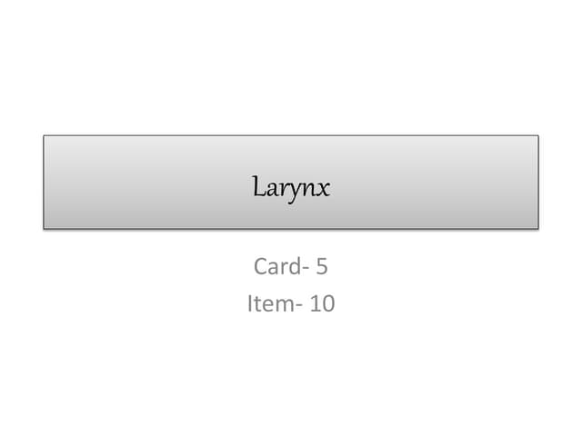 Presentation1.pptx, radiological anatomy of the larynx and trachea. | PPTX