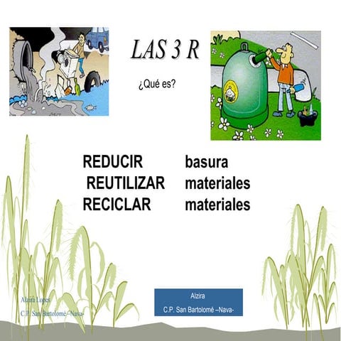 Reducir Reutilizar Y Reciclar