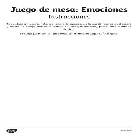 Las emociones-juego-de-mesa- | PDF