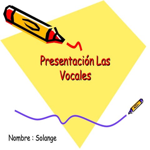 las vocales | PPT