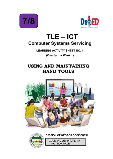 Computer Hand Tools_Lesson Plan | PDF