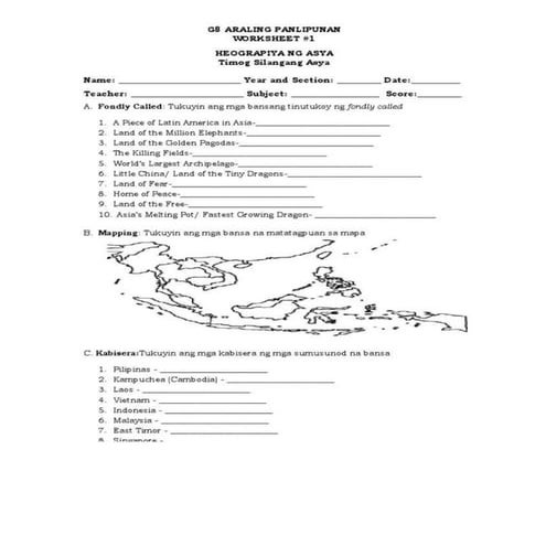Las 13 worksheet | DOCX