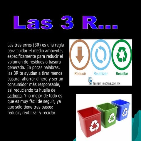 Las 3 r | PPT