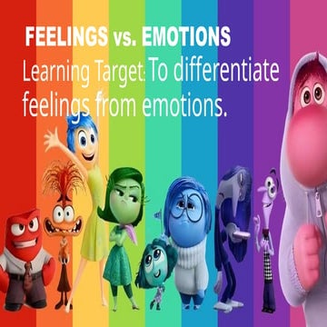 Feelings and emotions | PPTX