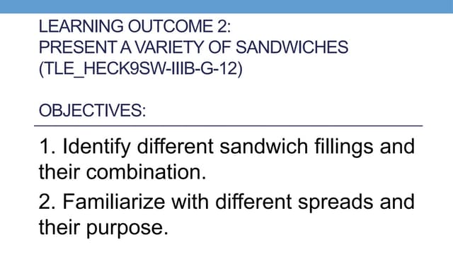 FILLINGS AND SPREADS ON SANDWICH.pptx