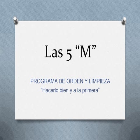 Las 5 m | PPTX