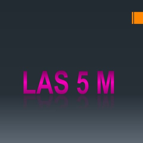 Las 5 m | PPTX