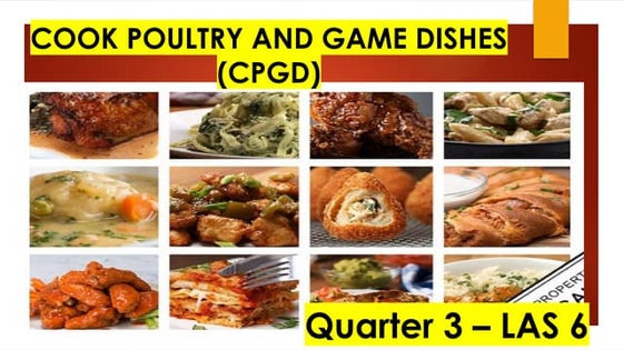 Cookery 10 - Prepare Poultry and Game Dishes | PPTX | Cooking | Food ...