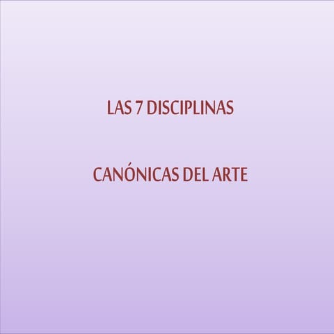 Las 7 disciplinas | PPTX