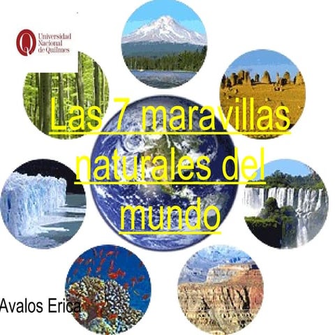 Las 7 maravillas naturales del mundo | PPT