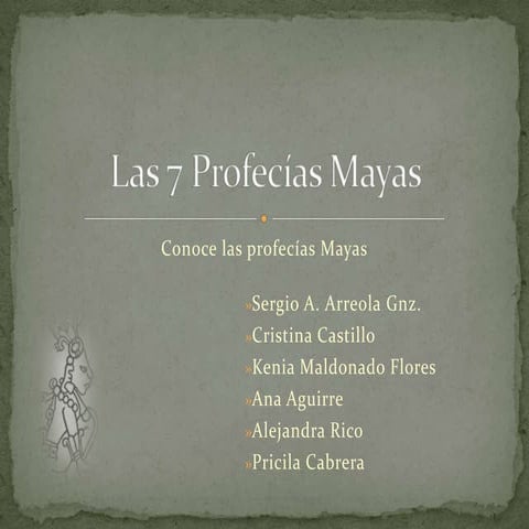 Profecias mayas | PPTX