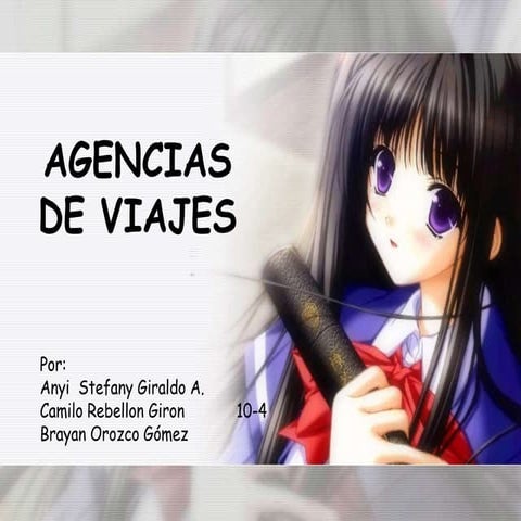 Las agencias de viajes | PPTX