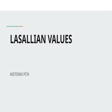 LASALLIAN VALUES - De La Salle University.pptx