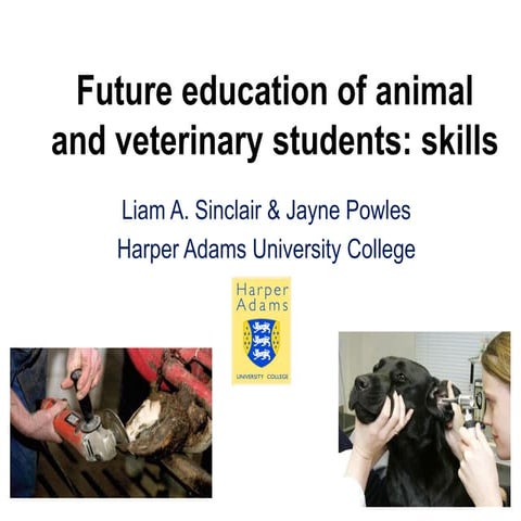 Future skills education of animal and veterinary students for bsas 2011 ...
