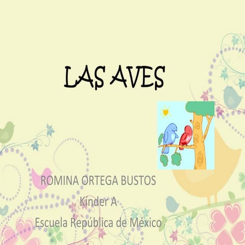 Las aves | PPT