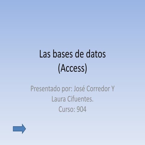 Partes de access | PPTX