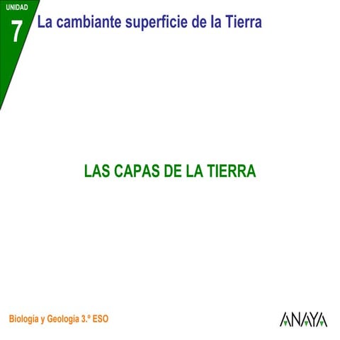 Las capas de la tierra | PPT