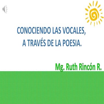 Las cinco vocales | PPTX