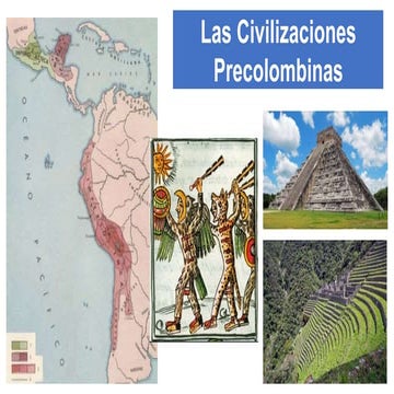 Las Civilizaciones Precolombinas: aztecas, incas y mayas | PPTX | South ...