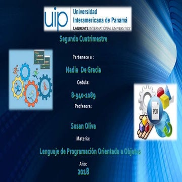 Las clases y los objetos en poo | PPTX | Programming Languages | Computing