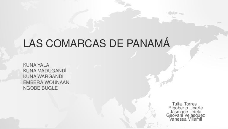 Las comarcas de Panamá