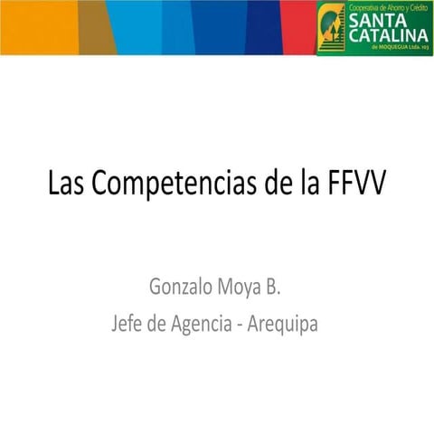 Las competencias de la FFVV | PPTX