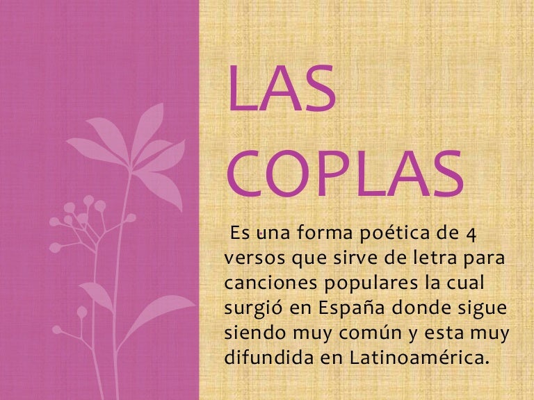 Las coplas