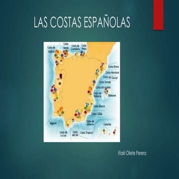 Las costas españolas | PPTX