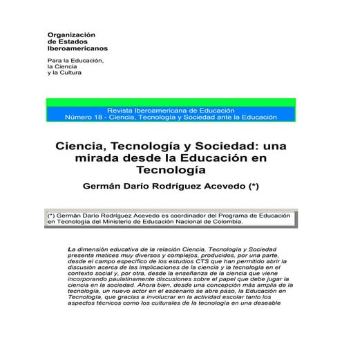 Tecnologia y la sociedad | PDF